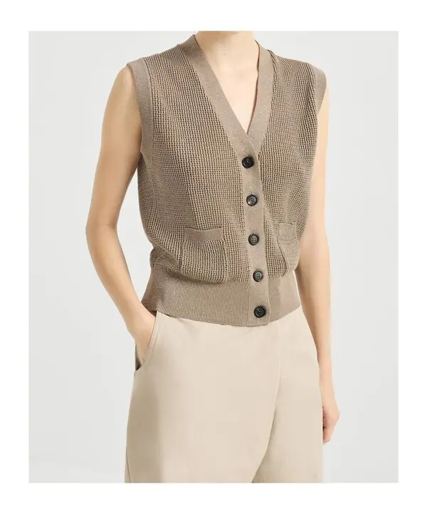 Brunello Cucinelli V-neck Buttoned Vest