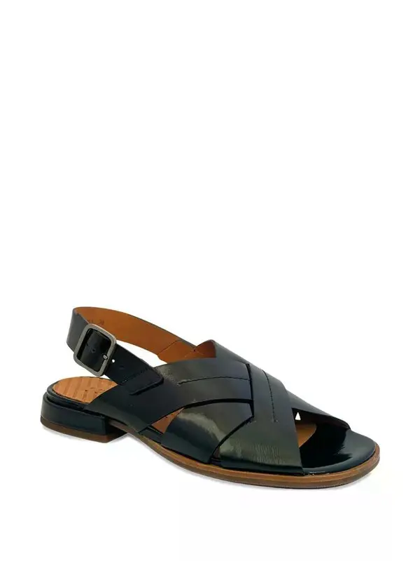 Chie Mihara Crossover Strap Buckle-fastening Sandals