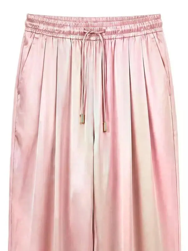 DANAMÉ Pleated Drawstring Trousers