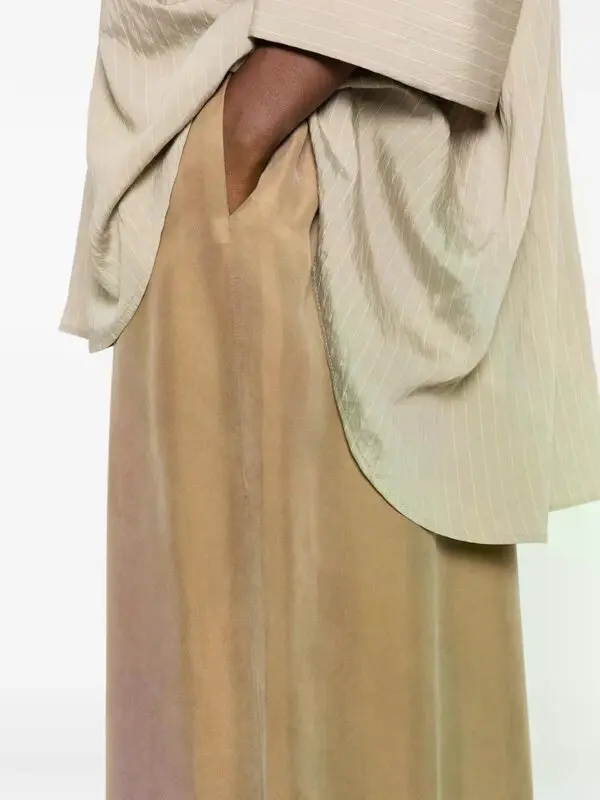 ELEH Ruffled High-waisted Trousers