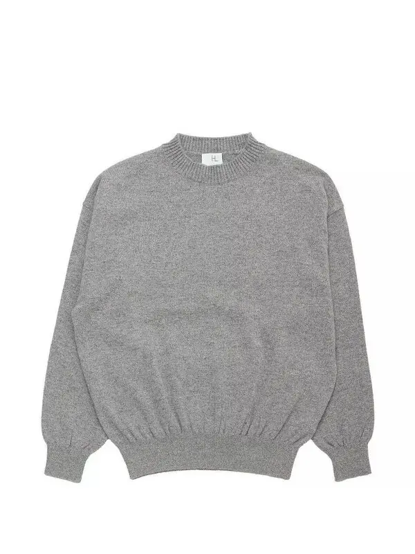 HERILL Ribbed Trim Cashmere Sweater