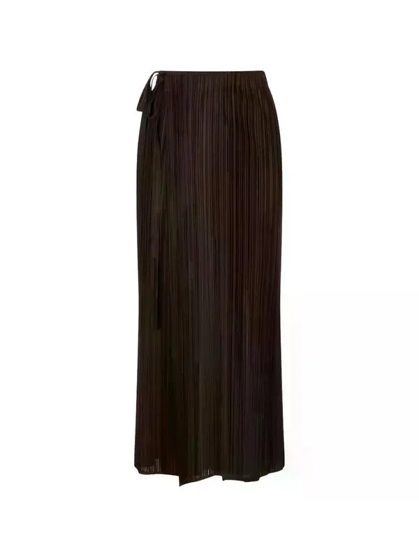 MEIMEIJ Pleated Tie-waist Palazzo Pants