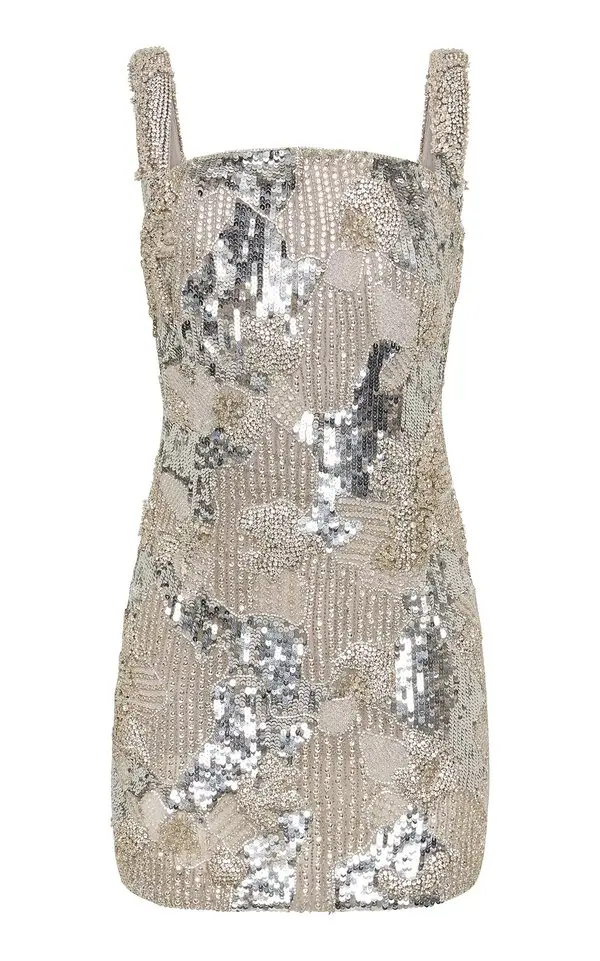 Rachel Gilbert Embellished Mini Dress