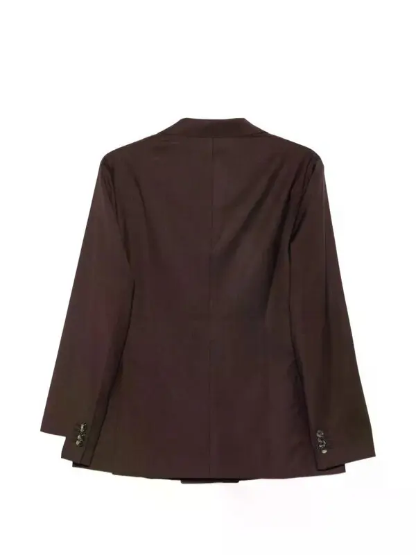 Caruso Double-breasted Peak-lapel Jacket