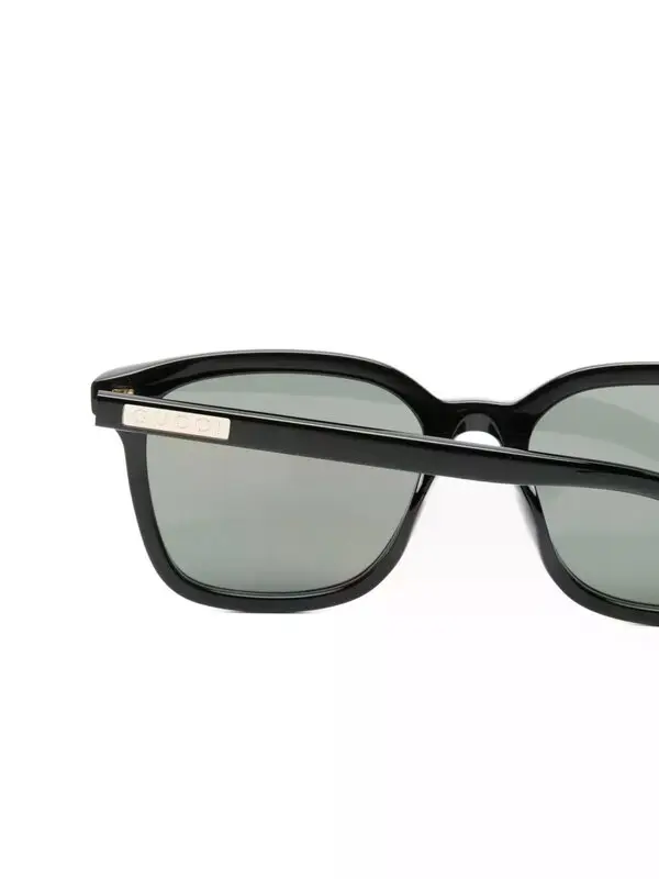 Gucci Logo-plaque Square-frame Sunglasses