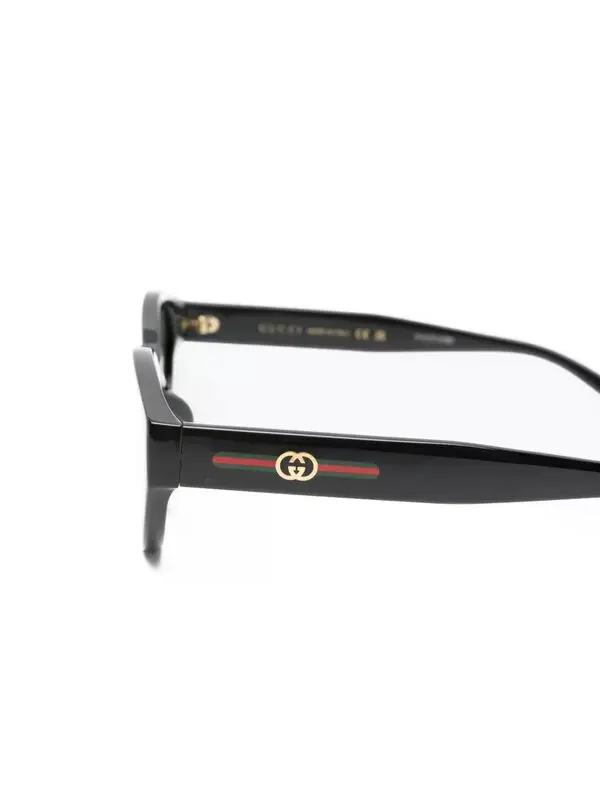 Gucci Interlocking G Cat-eye Sunglasses - Black