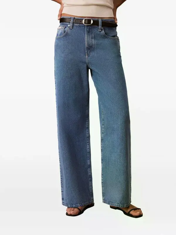 Calvin Klein High-waisted Wide-leg Jeans