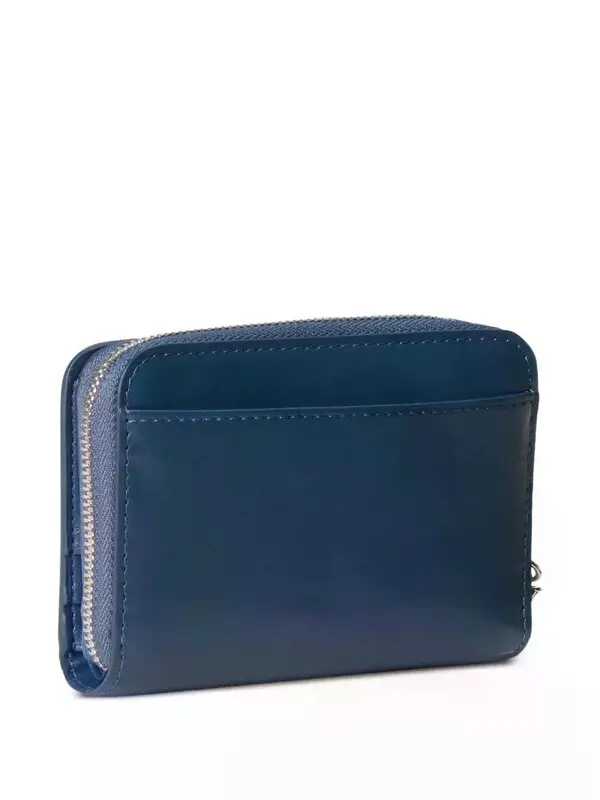 Calvin Klein Monogram-charm Leather Wallet