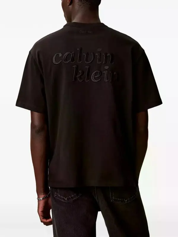 Calvin Klein Logo-embroidered T-shirt