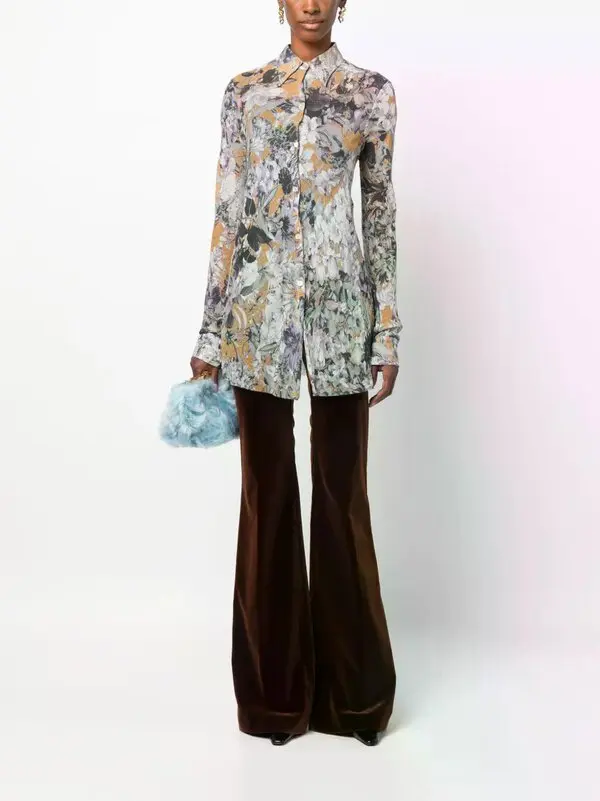 Etro Velvet Flared Trousers