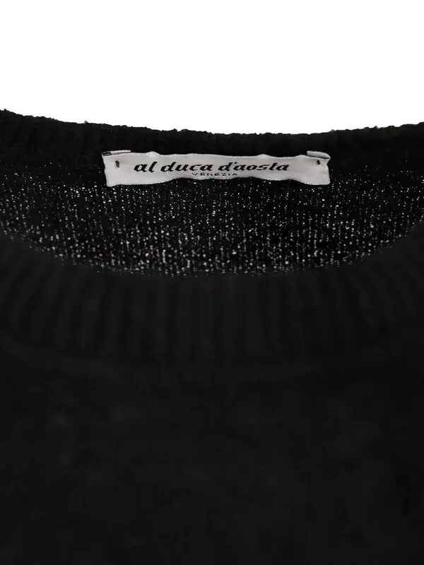 AL DUCA D’AOSTA 1902 Ribbed-trim Terry-effect T-shirt