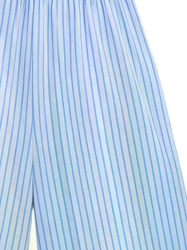 THE FRANKIE SHOP Elyn Striped Bermuda Shorts