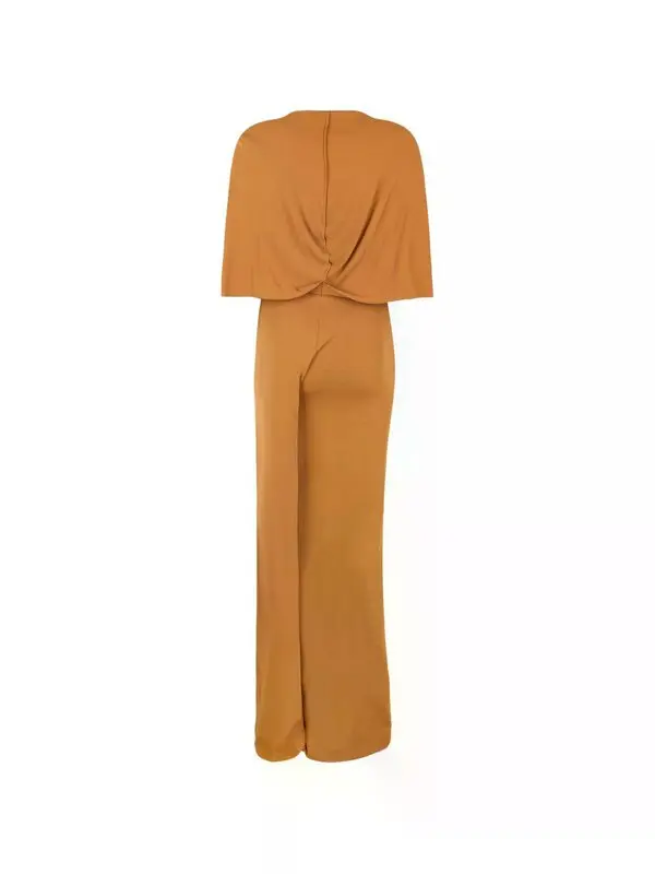 Alberta Ferretti Draped Maxi Dress - Orange
