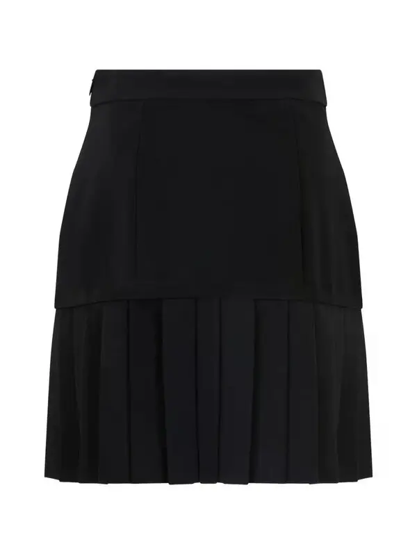 Moschino Pleated Flap-pocket Mini Skirt