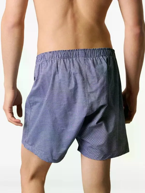 Brooks Brothers Tattersall-pattern Cotton Boxers