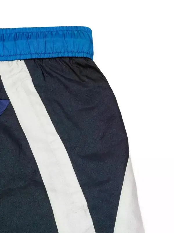 Kith Turbo Color-block Drawstring Shorts - Blue