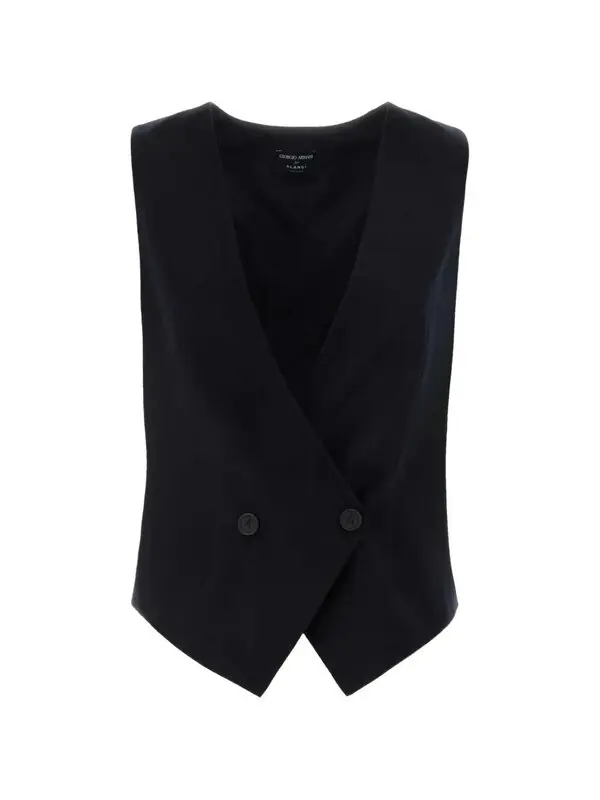 ALANUI X SUICOKE Virgin Wool Double-breasted Vest