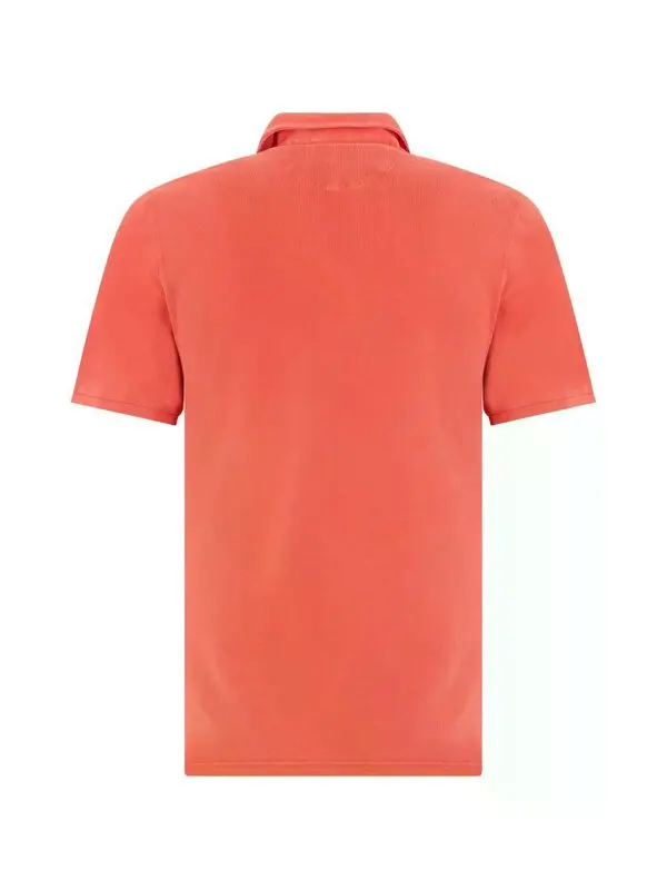Fedeli Short-sleeve Polo Shirt - Orange