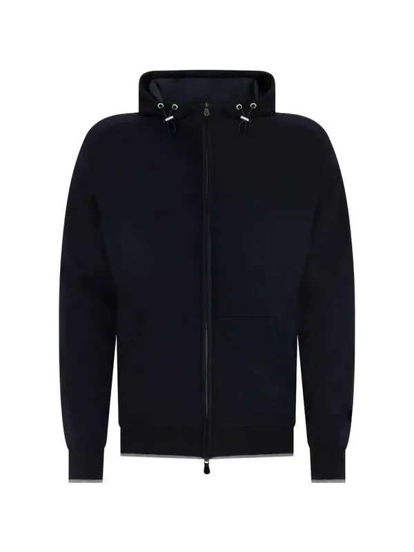 Fedeli Knitted Bomber Jacket