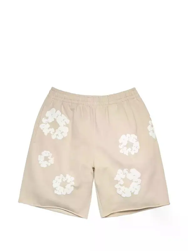 DENIM TEARS Cotton Wreath Shorts