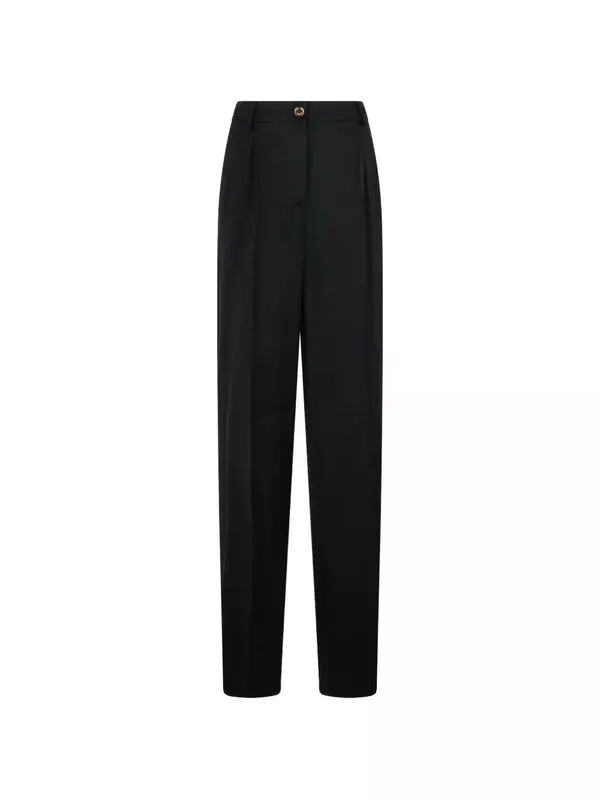 Moschino Pleated Straight-leg Trousers