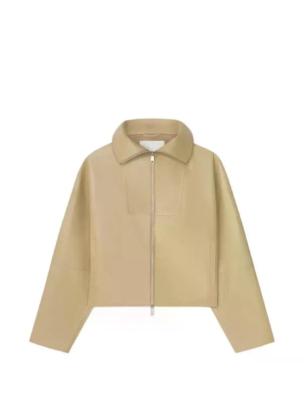 Nanushka Alonza Boxy-fit Funnel-neck Jacket