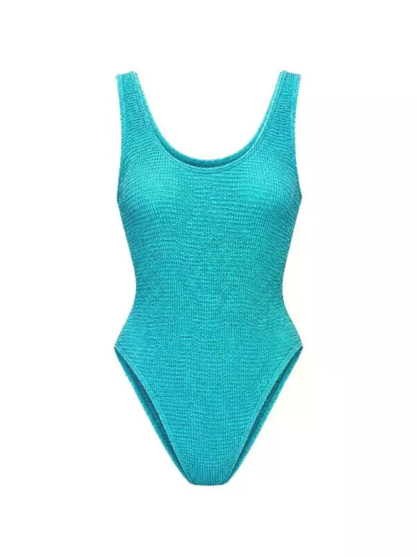 BOUND Mara Crinkle-effect Swimsuit - Blue