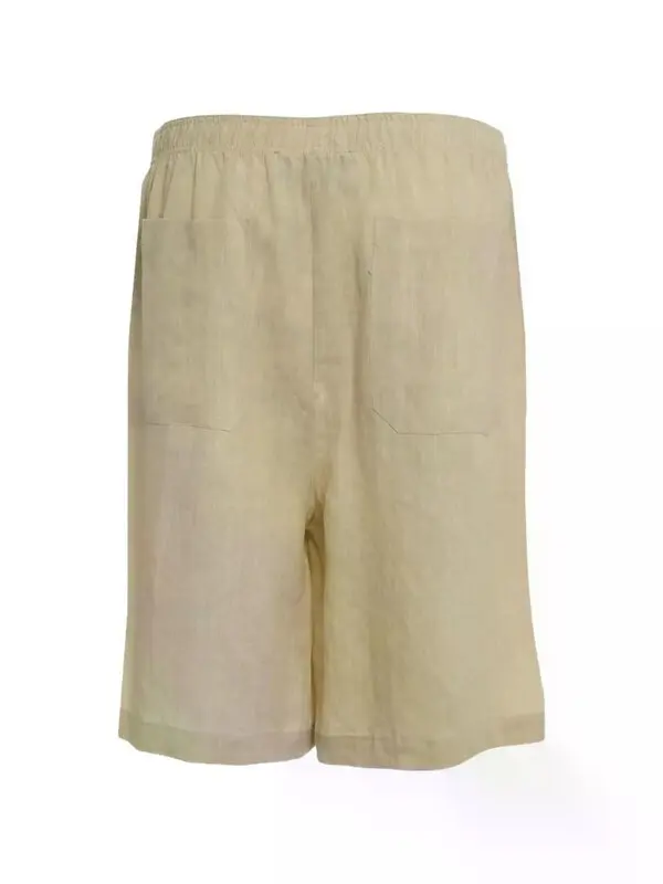 AMARANTO Embroidered Logo Straight-leg Shorts