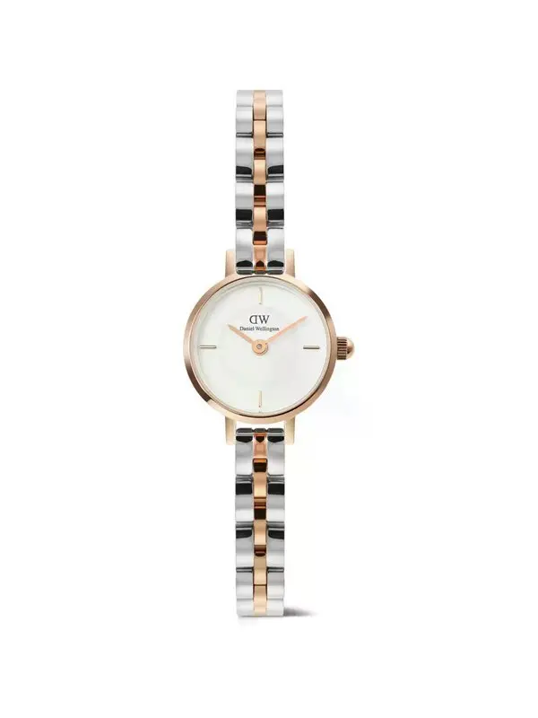 DANIEL WELLINGTON Petite Mini Arch Three-link Watch - White
