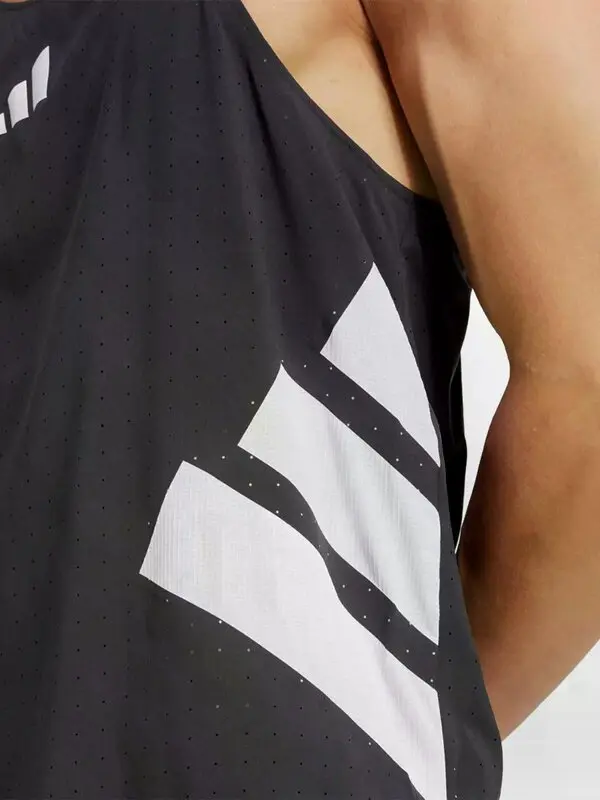 Adidas Adizero Performance Tank Top With Logo Print