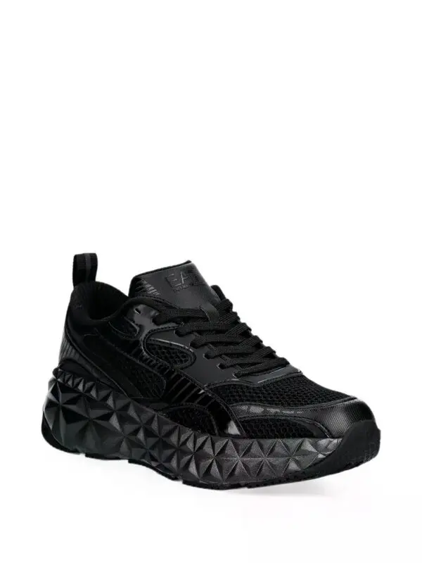 EA7 Geometric Sole Mesh Sneakers