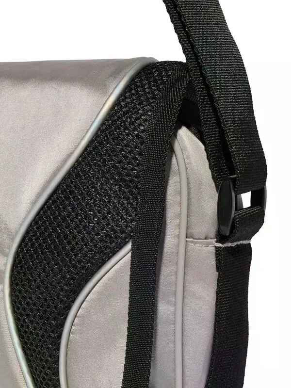 Adidas Logo-print Mesh Messenger Bag