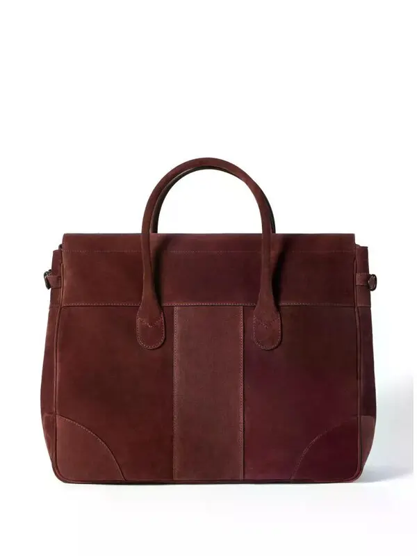 Brunello Cucinelli Suede Boston Bag
