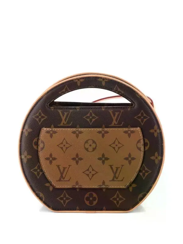 LOUIS VUITTON Monogram Canvas Pm Satchel - Brown