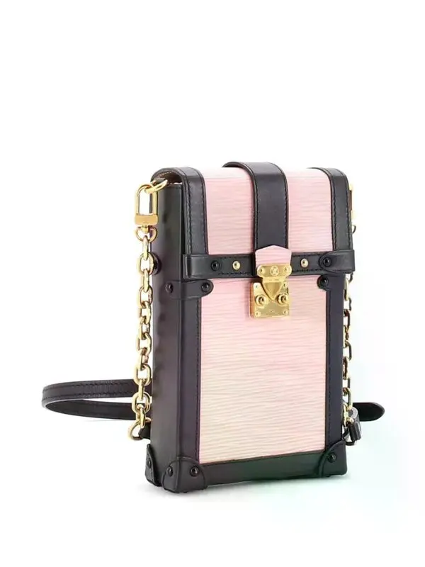 LOUIS VUITTON Vertical Trunk Pochette Epi Leather Travel Bag