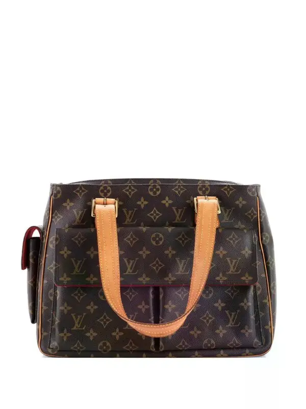 LOUIS VUITTON Multipli Cite Handbag Monogram Canvas Satchel - Brown