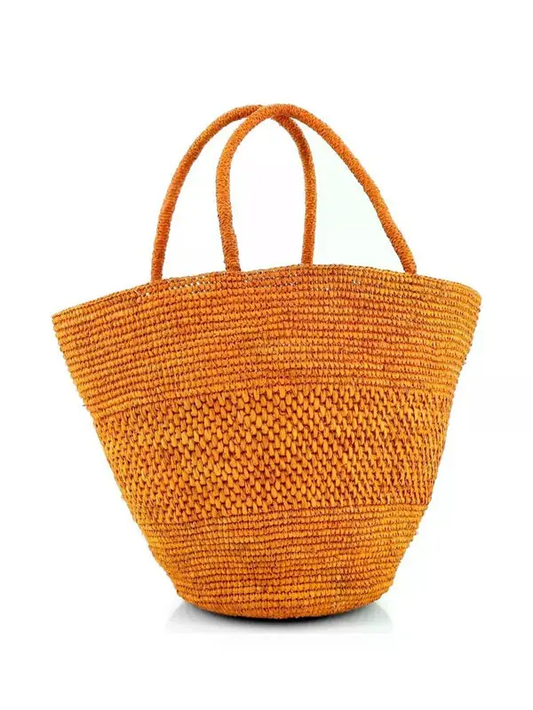 THE ROW Emilie Basket Bag Raffia Small Tote Bag