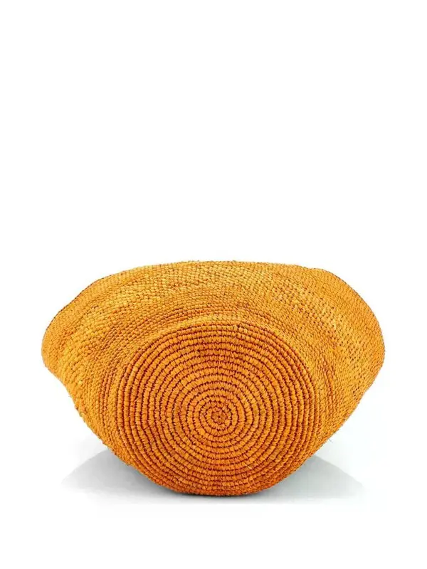 THE ROW Emilie Basket Bag Raffia Small Tote Bag