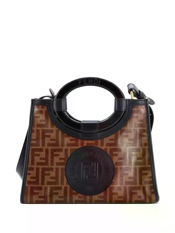Fendi Runaway Shopper Zucca Coated Canvas Tote Bag