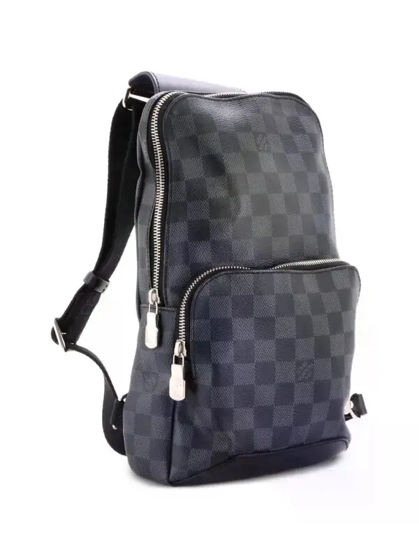 LOUIS VUITTON Avenue Sling Bag In Damier Graphite - Black