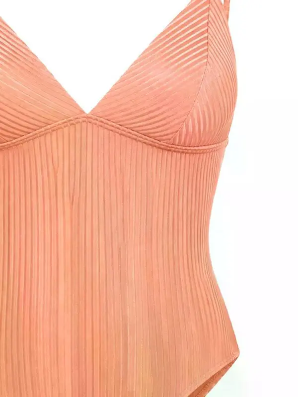 Rip Curl Ribbed Lace-up Swimsuit