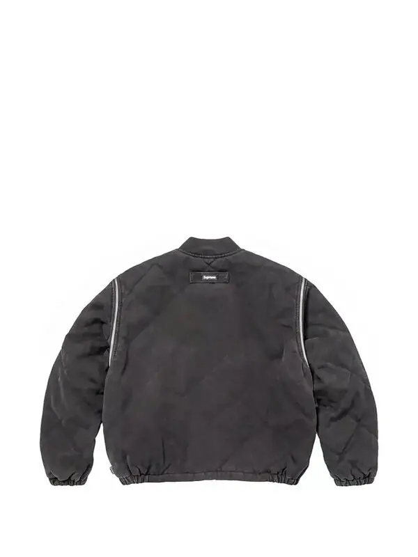 Supreme Quilted Bomber Jacket With Zip-off Sleeves