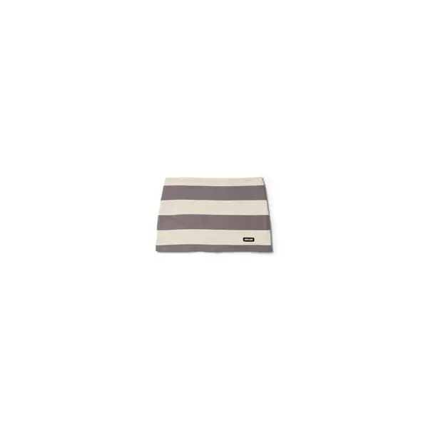 Miu Miu Striped Jersey Miniskirt - Chalk/iron