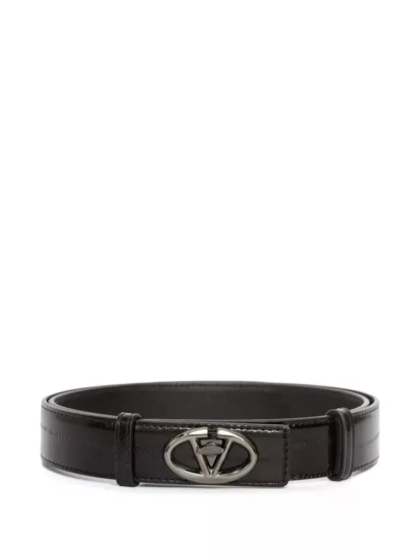 Valentino Garavani Leather Belt - Black
