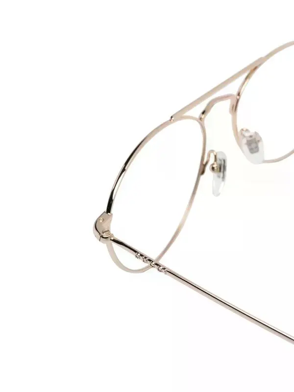 Gucci Pilot-frame Optical Glasses - Gold