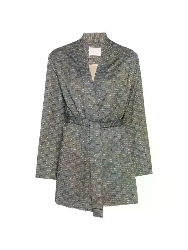 Momoni Eugenie Belted Wrap Coat