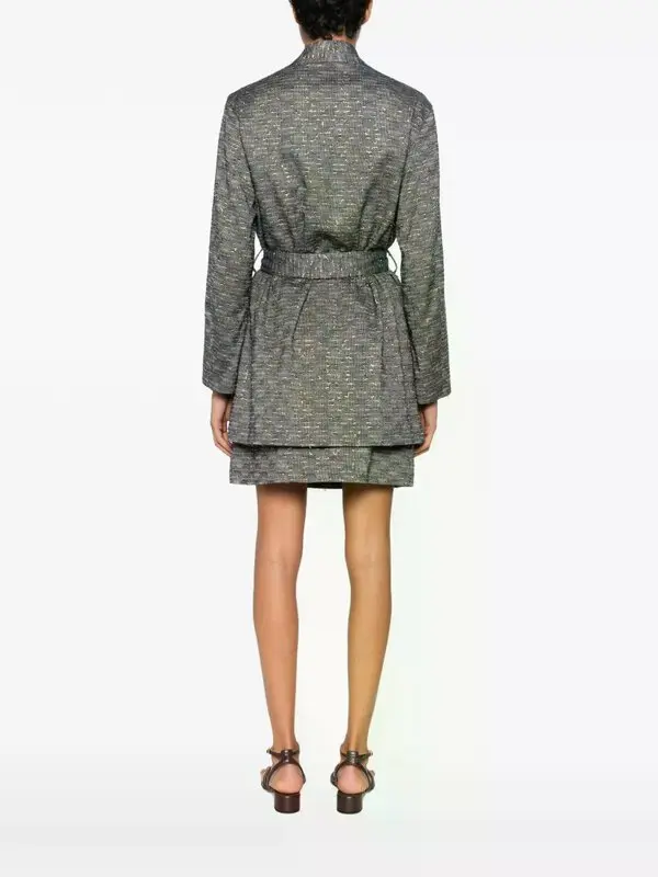 Momoni Eugenie Belted Wrap Coat