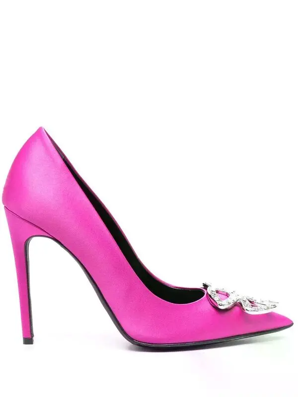 Pinko Crystal-embellished High Heel Pumps