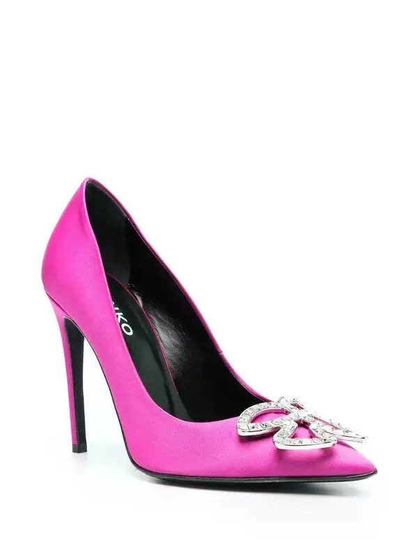 Pinko Crystal-embellished High Heel Pumps