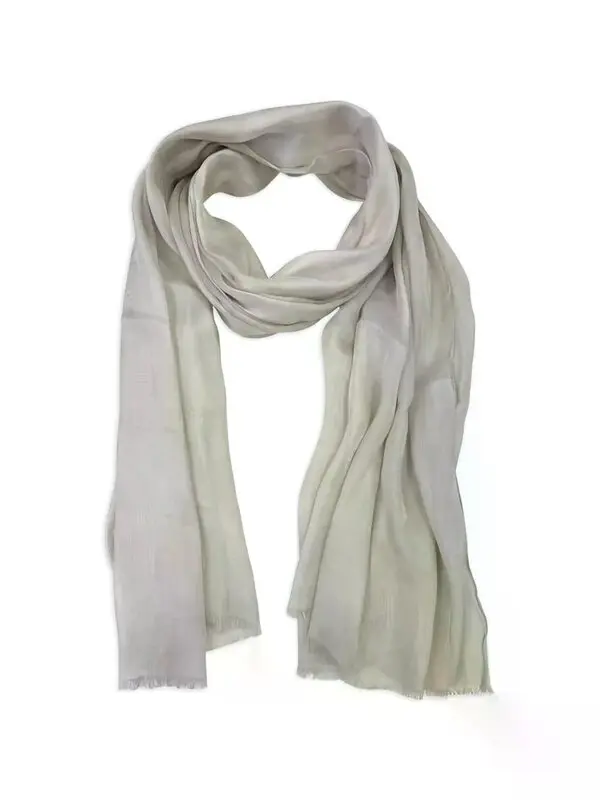 Seventy Frayed-edge Scarf - Neutrals